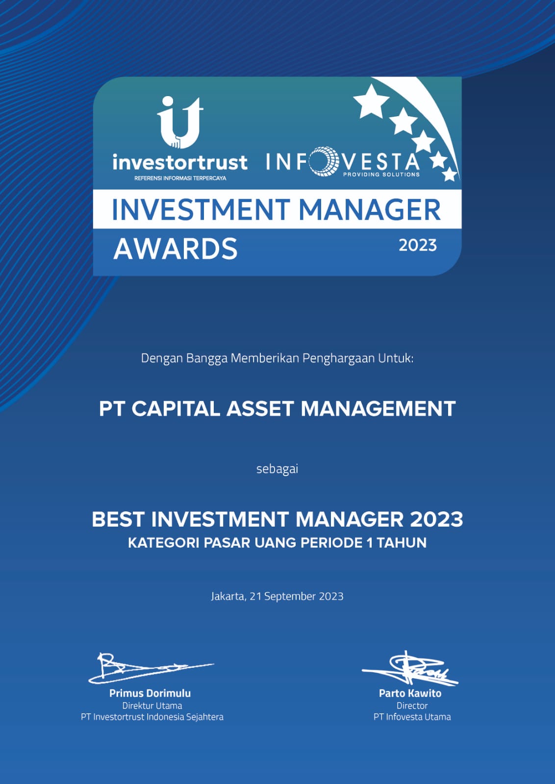 CAPITAL ASSET MANAGEMENT
